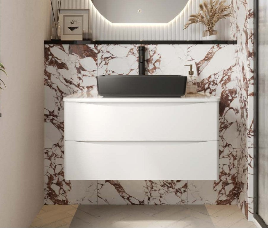 Scudo Bella Wall Mounted Drawer Unit and worktop