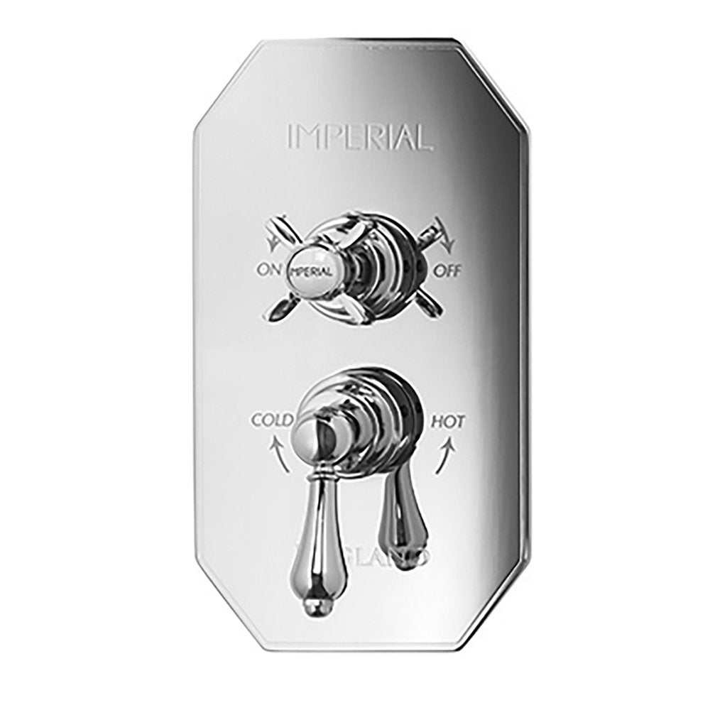 Imperial Concealed Cambridge thermostatic dual control valve