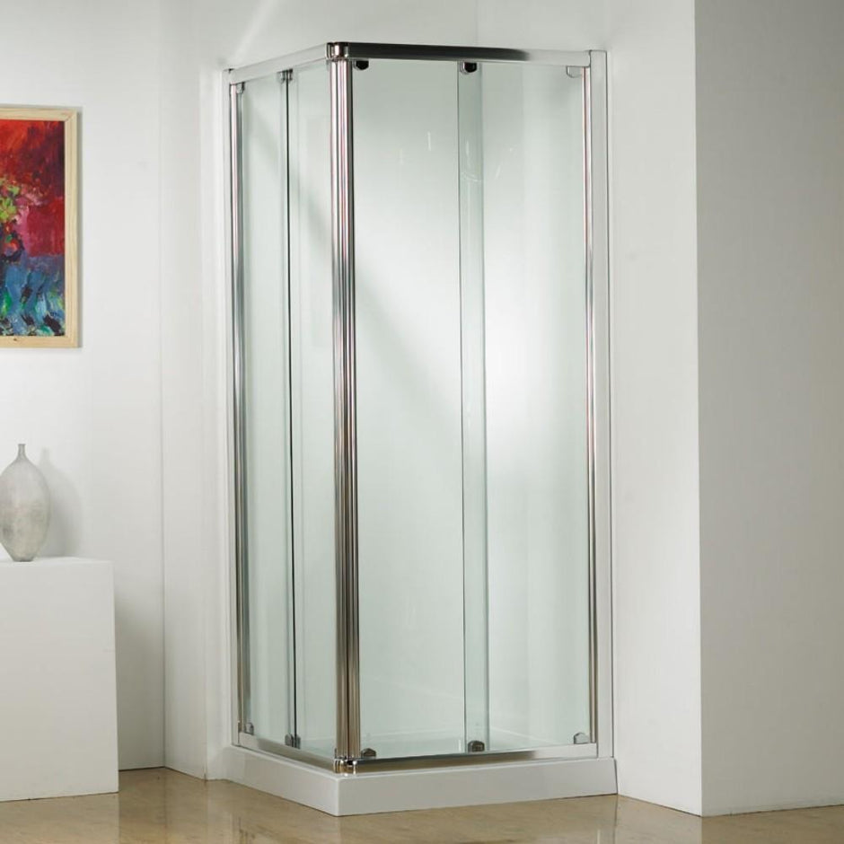 Corner Entry Enclosure