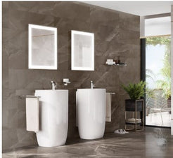 Roca Iridia Rectangular & Round Mirror with LED and demister