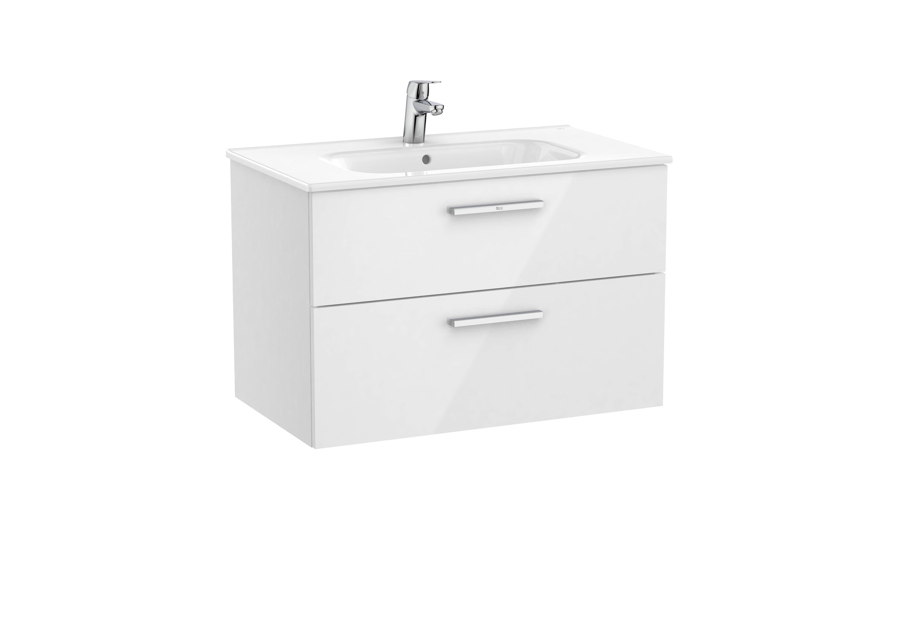 Roca New Victoria Sliding 2 Drawers Vanity Unit with Basin